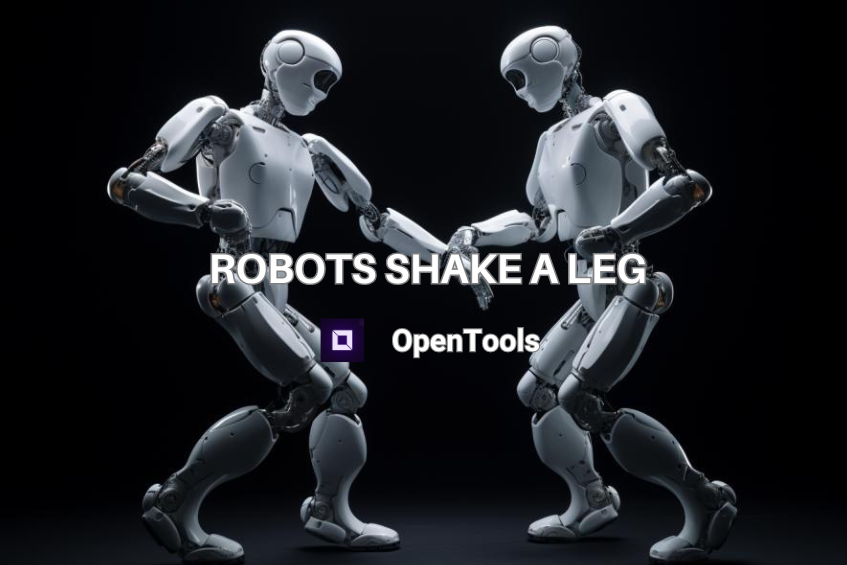 Robots shake a leg