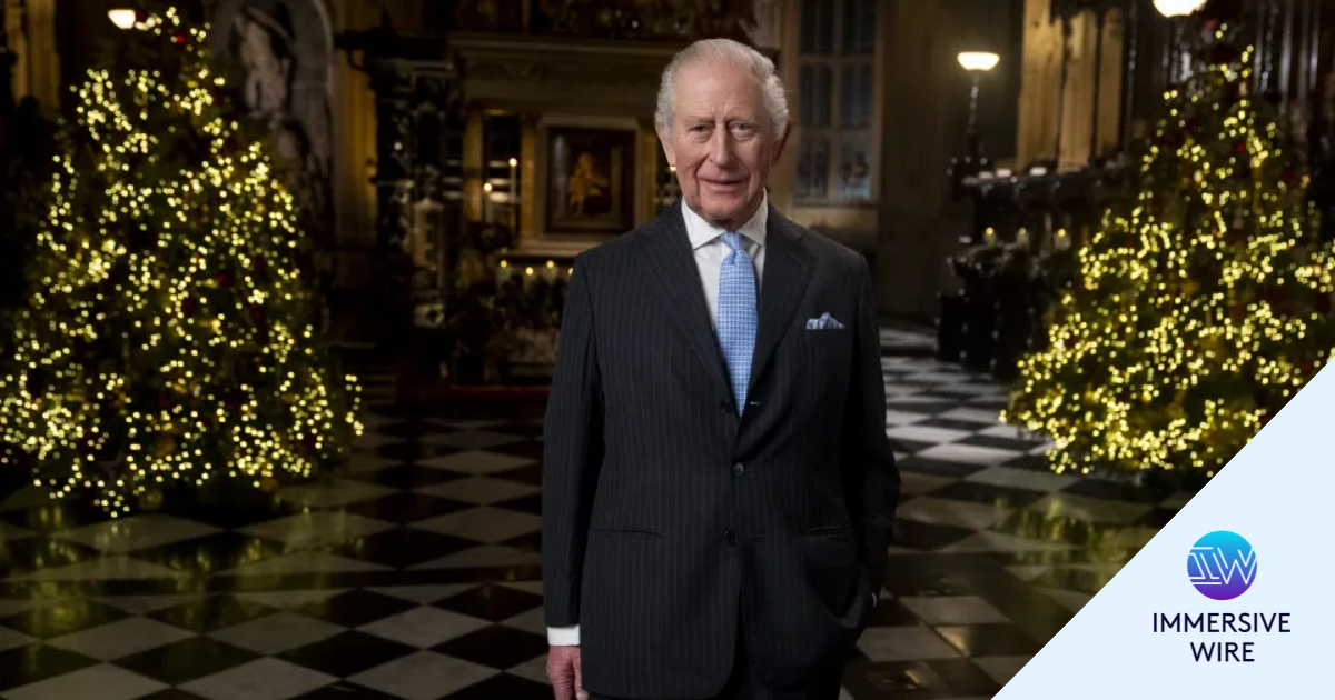 King Charles’ 2025 Christmas Day message was in VR