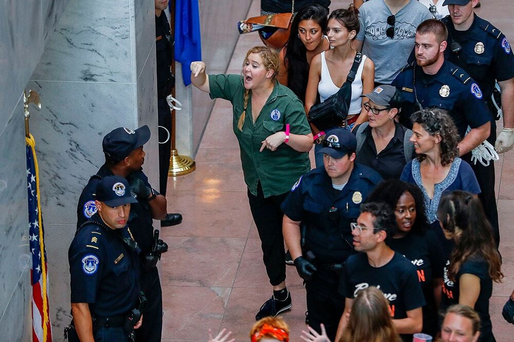 Amy Schumer Arrested While Protesting Kavanaugh