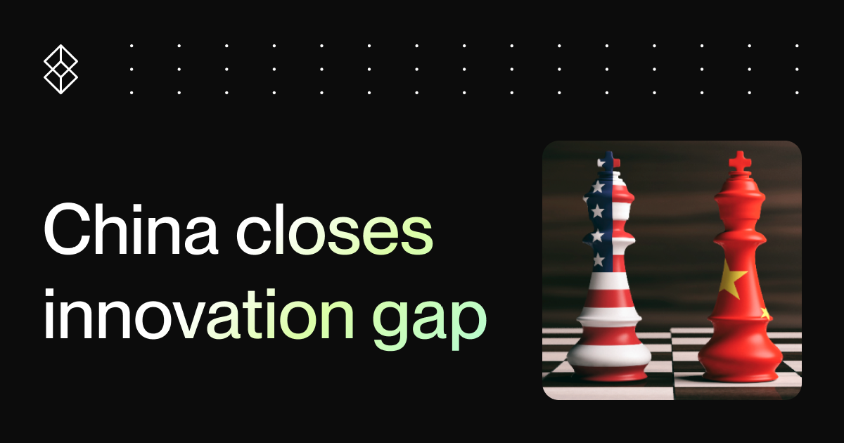 China closes innovation gap