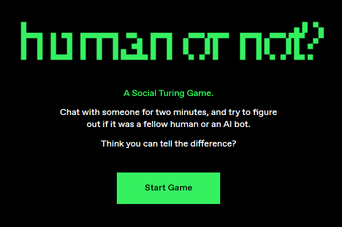 Human or Not?