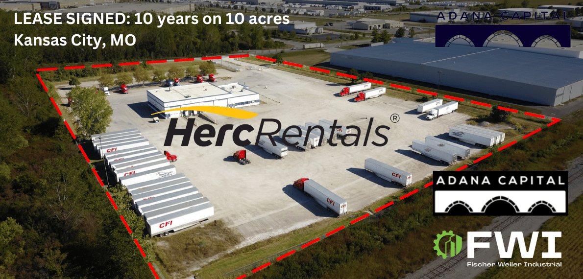 Adana Capital signs Herc Rentals to industrial outdoor storage lease