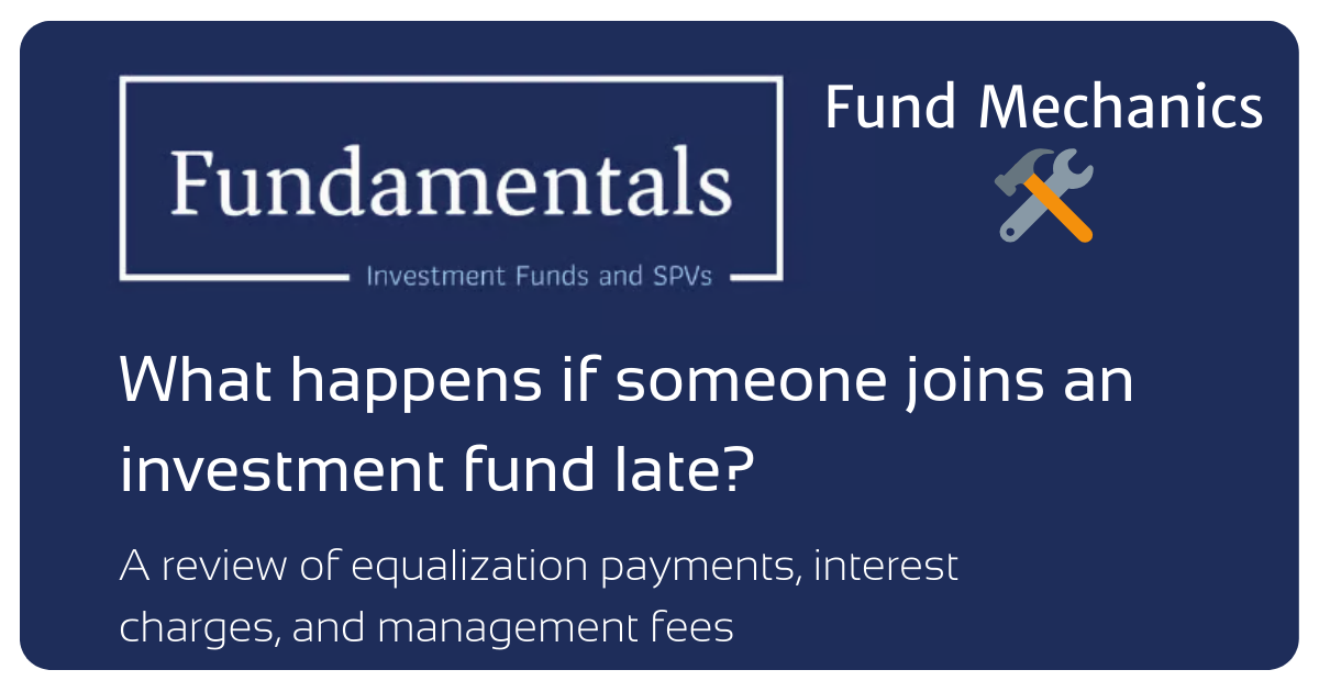 🛠️ What happens if someone joins an investment fund late?