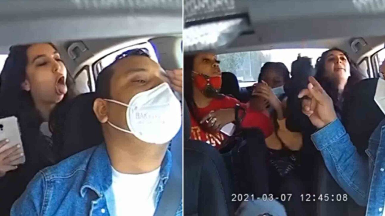 Uber Driver Get Coughed On When Asking Passengers To Wear Masks