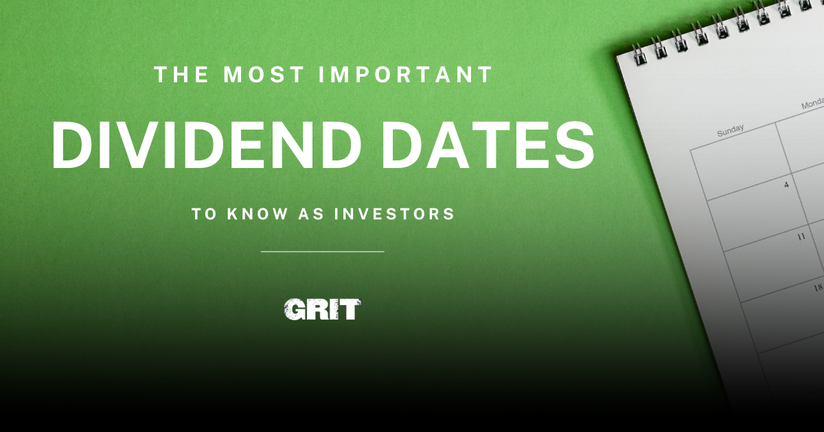 Most Important Dividend Investing Dates to Know