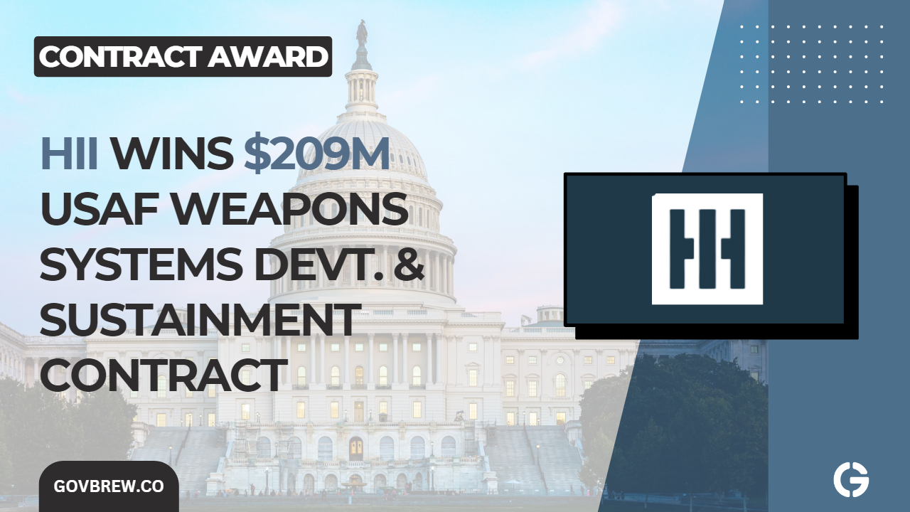 HII Wins $209 Million USAF Weapons Systems Development and Sustainment ...