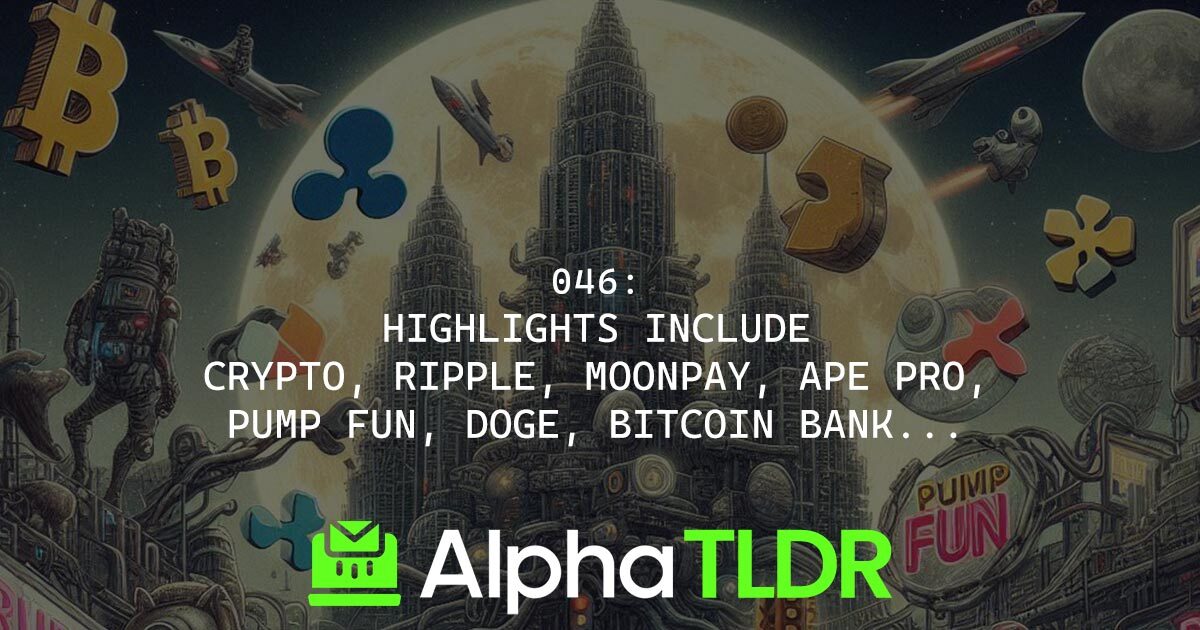 Crypto, Ripple, Moonpay, Ape Pro, Pump Fun, Doge, Bitcoin Bank...