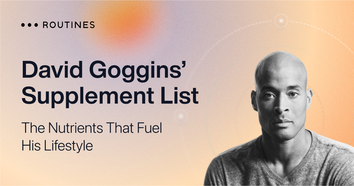Could David Goggins’ Supplement List Be the Edge You’re Missing?