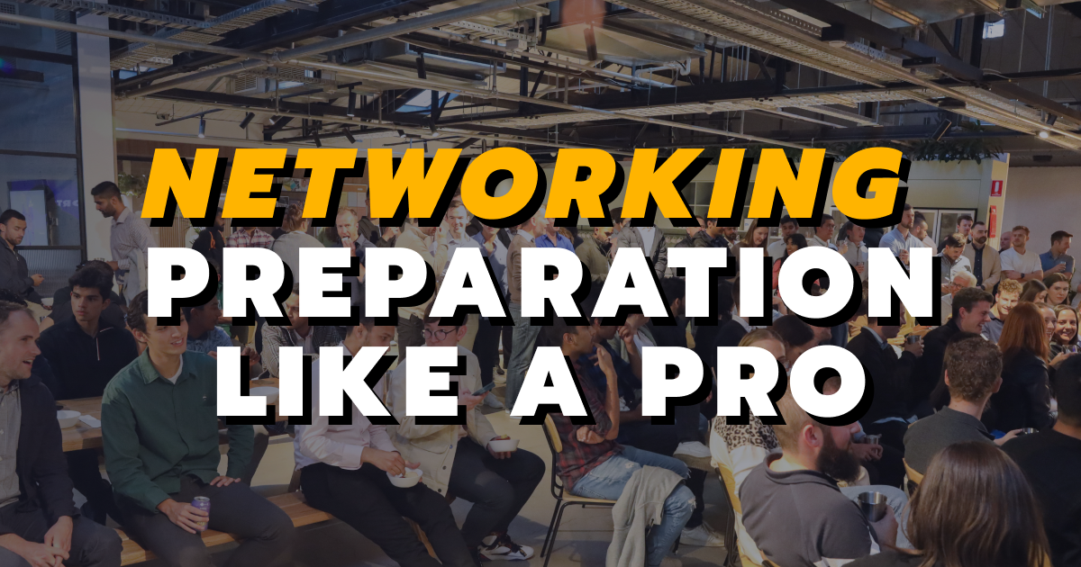 🤝 How to make the most out of a networking event