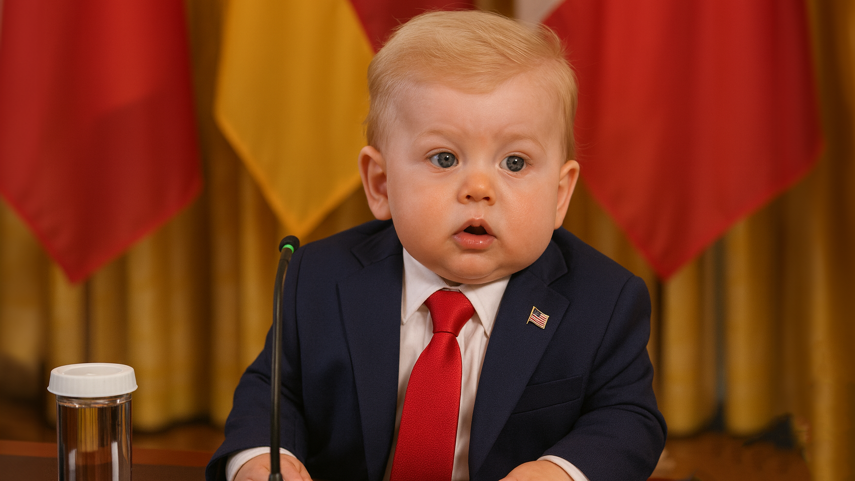 Baby Leaders Gather for Nap Time Peace Talk, Still Wide Awake