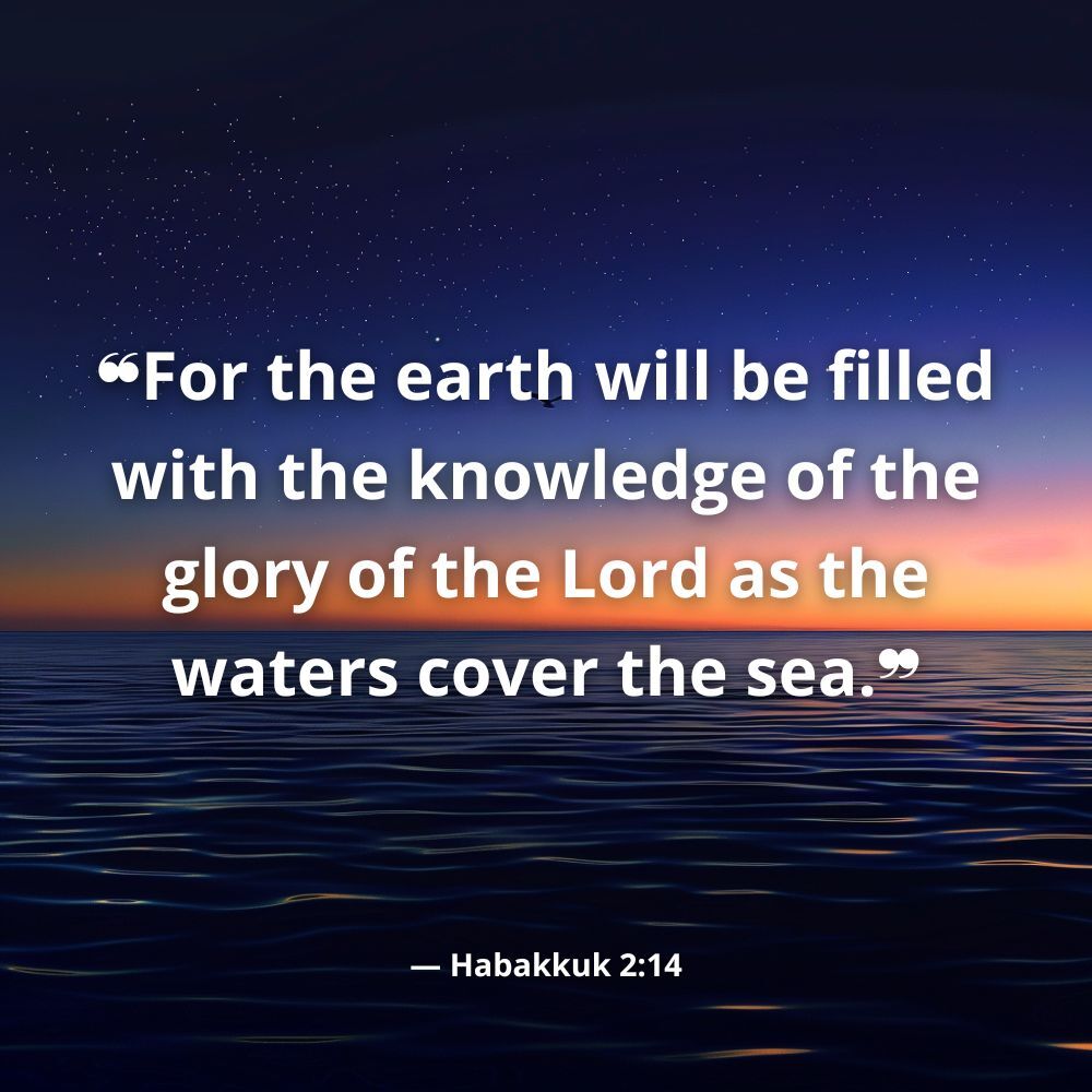 🙏 Verse of the Day: Habakkuk 2:14