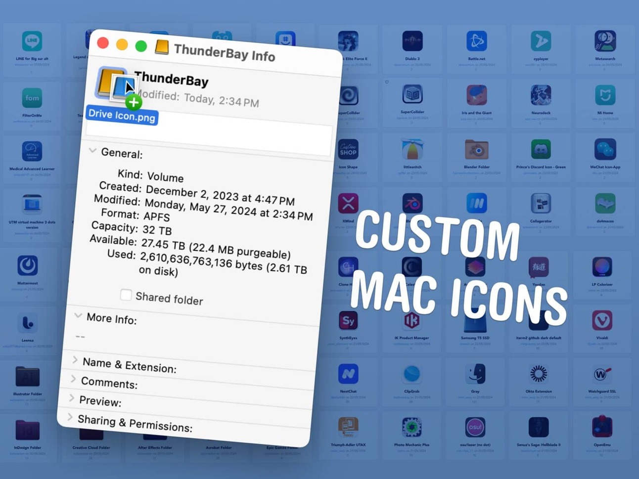 Customize your Mac's icons