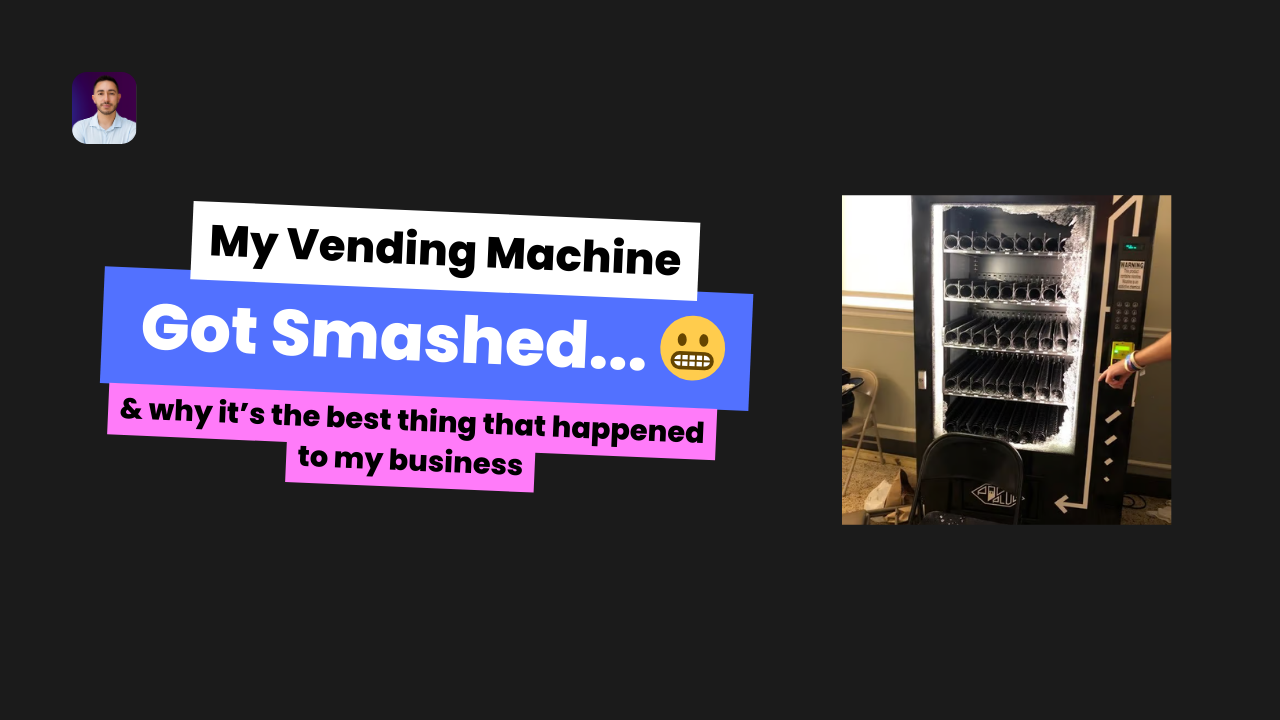 🍫 My Vending Machine Got Smashed... 😬