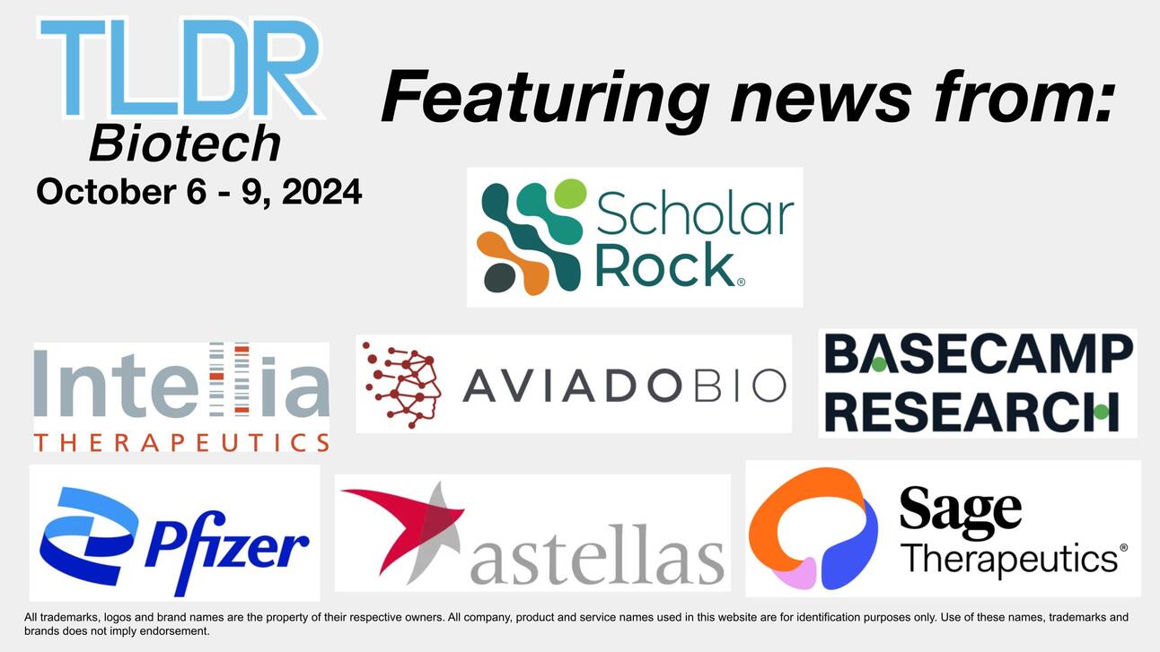 Biotech & Pharma Updates | October 6 - 9, 2024