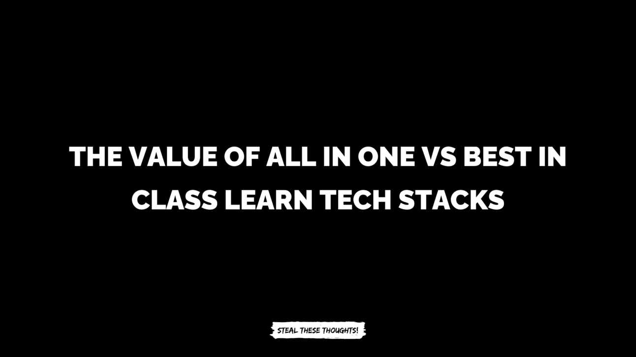 The Step By Step Learning Tech Blueprint