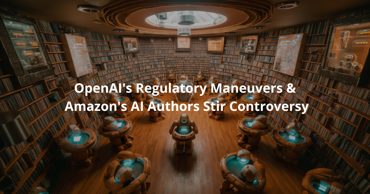 🐇 OpenAI's Regulatory Maneuvers & Amazon's AI Authors Stir Controversy
