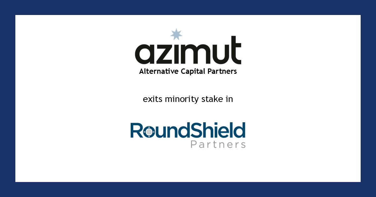 Azimut Alternative Capital Partners exits minority stake in RoundShield ...