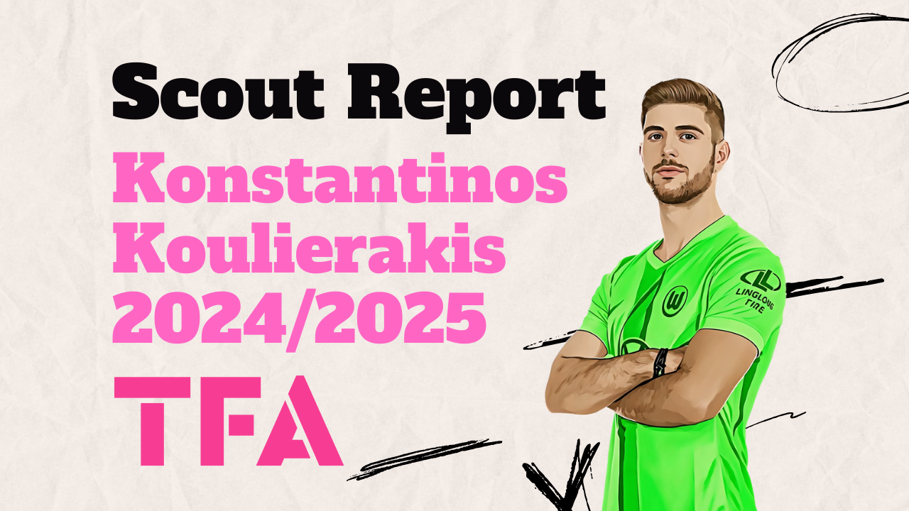 Konstantinos Koulierakis At Wolfsburg 2024/2025 & Coaching Centre-Back ...
