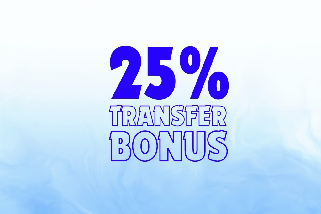 ️ 25% transfer bonus to Flying Blue