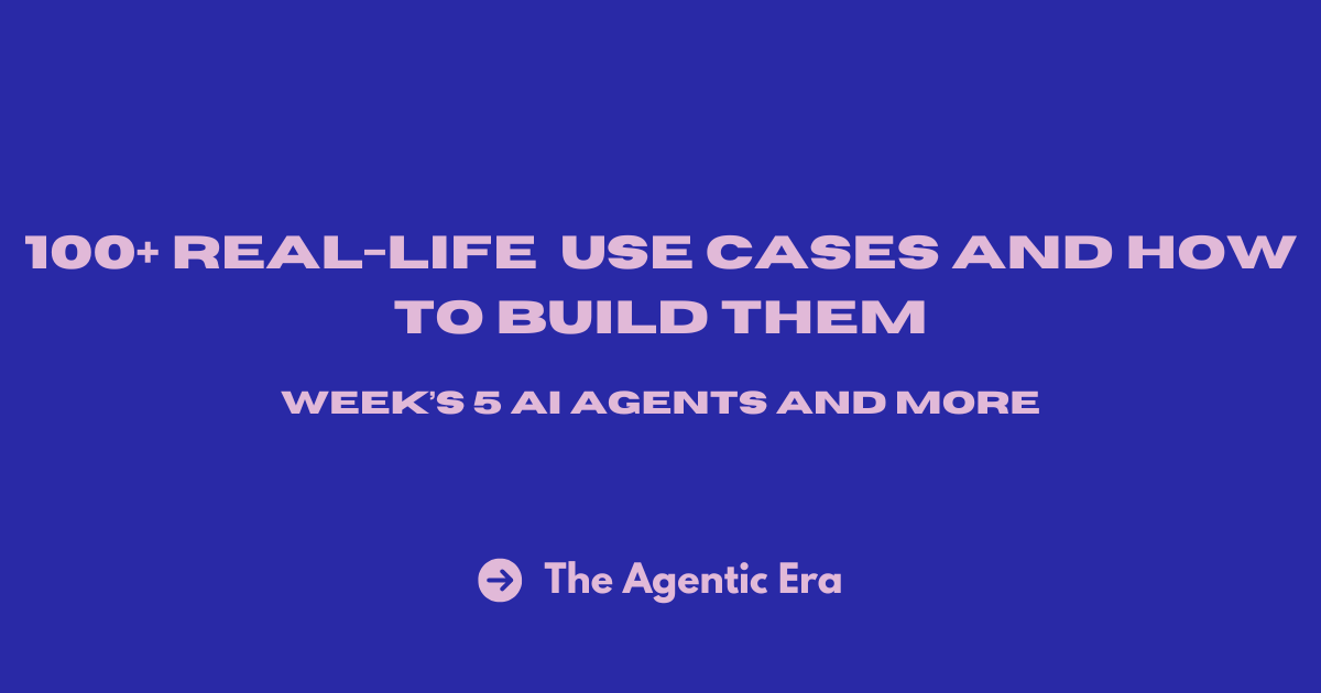 Real-life Use Cases, a16z's update on voice, Week's Top 5 AI Agents & more