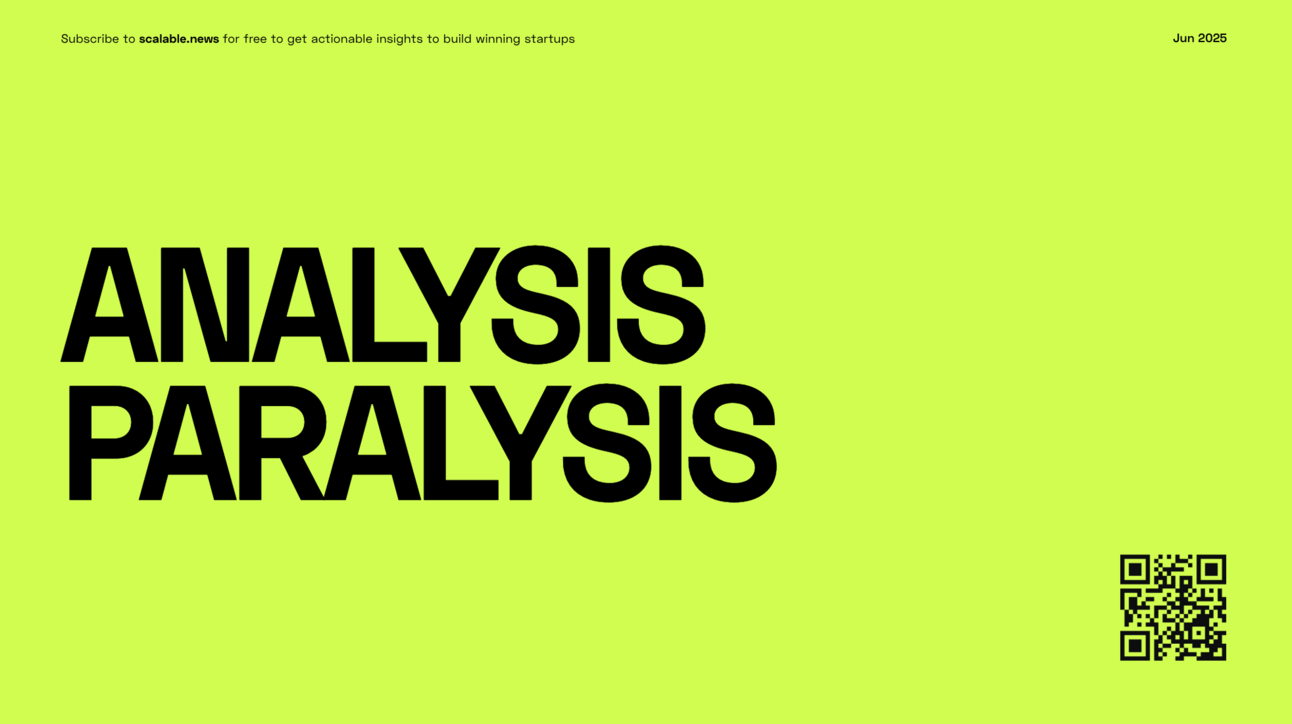 рџљђ Beat Analysis Paralysis How Startups Win By Moving Fast