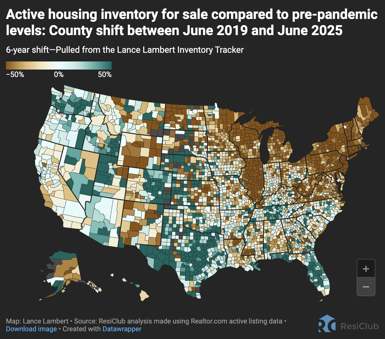 Monthly report: Housing market inventory dynamics in 800+ metros and ...