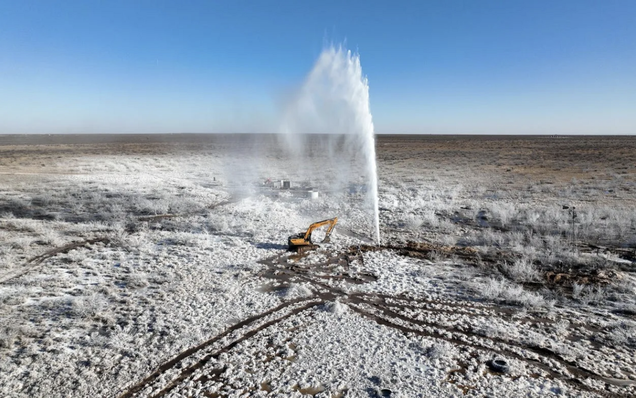 Stuck beneath an endless waterfall