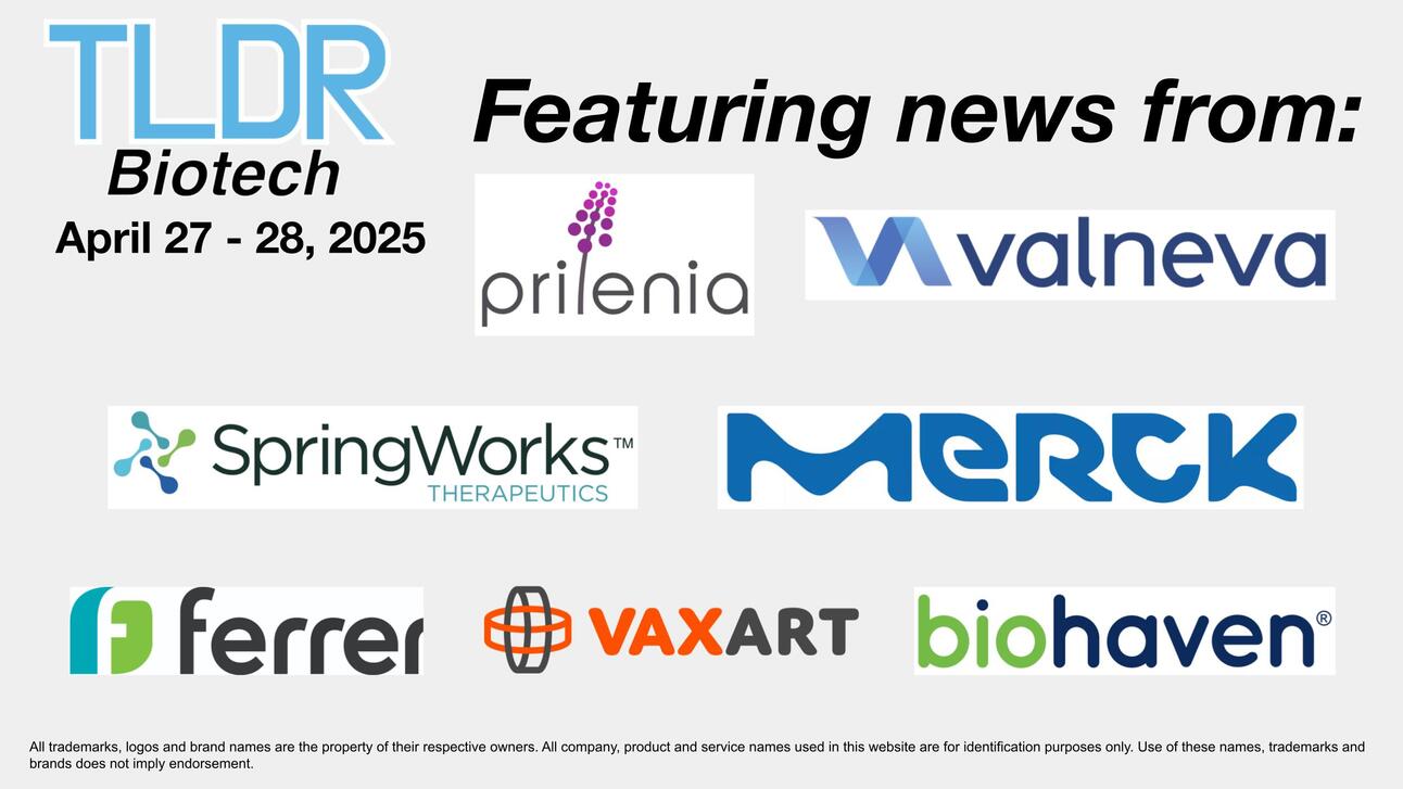 Biotech & Pharma Updates | April 27 - 28, 2025
