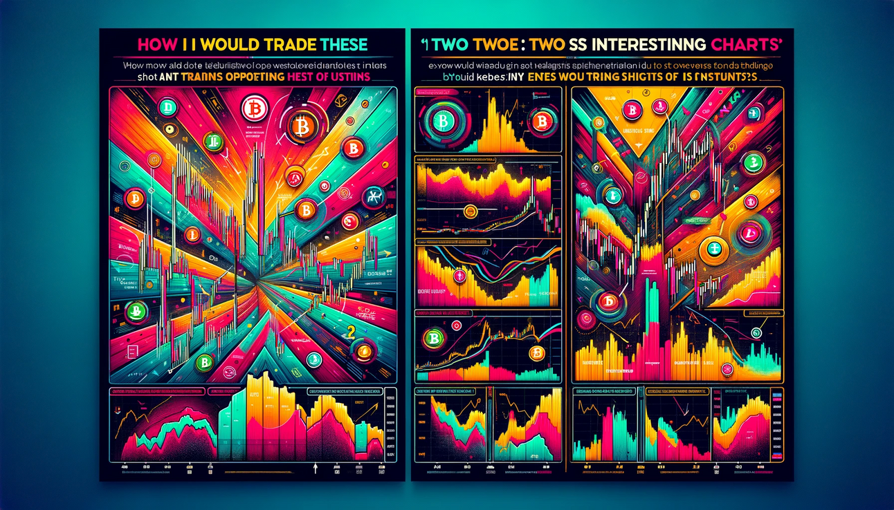 how I would trade this TWO Interesting charts of BTC/USDT.