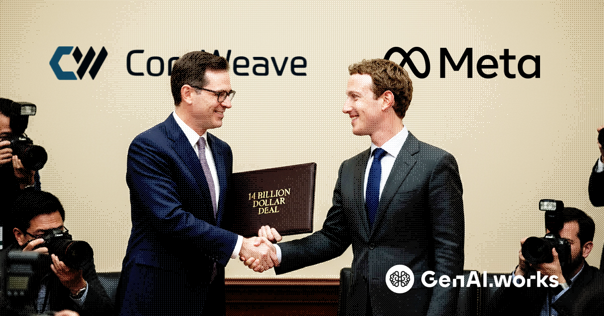 Meta, CoreWeave, Nvidia. The AI triangle now worth billions.