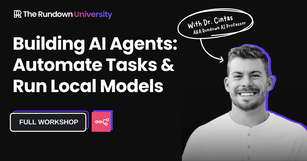 🤖 Automate entire workflows with AI agents [Workshop]