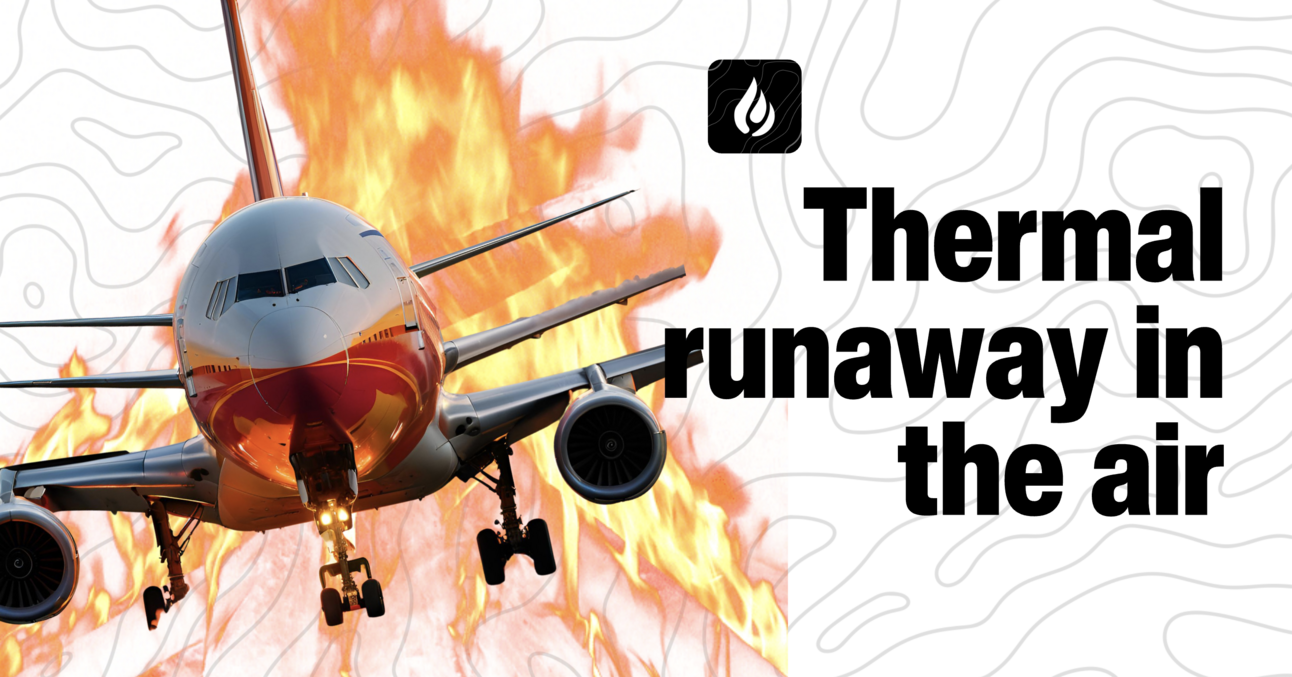 Thermal runaway in the air