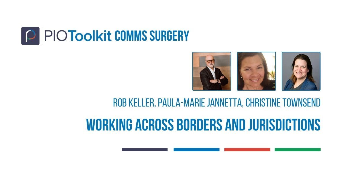 PIO Toolkit Comms Surgery live webinar - Working across borders and ...