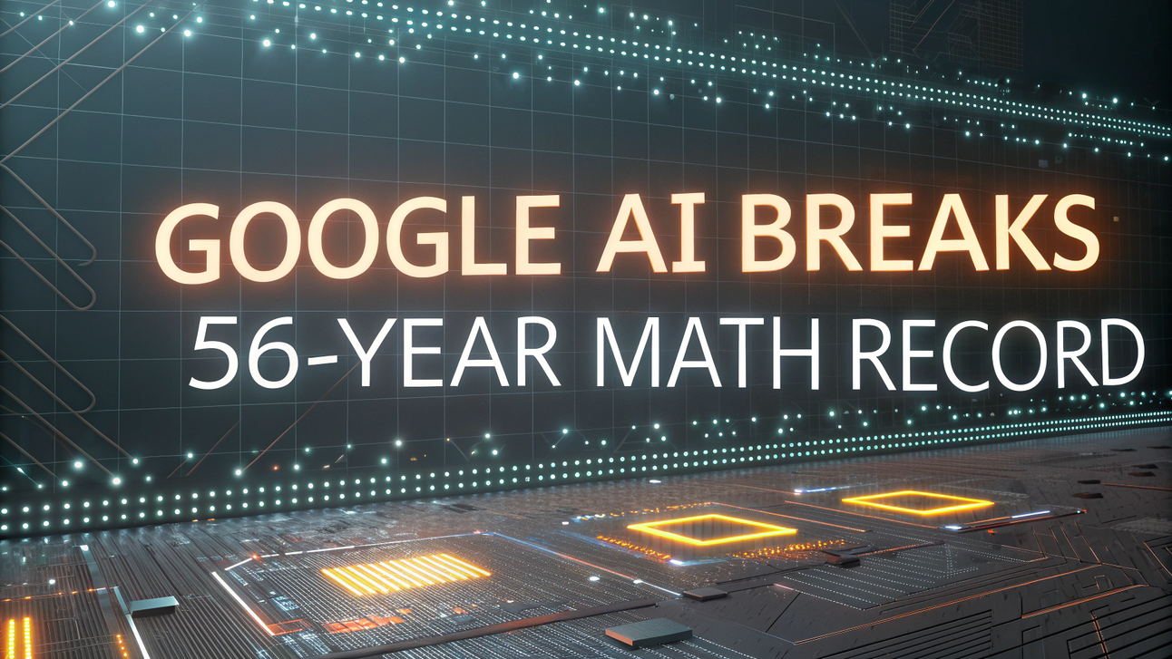 Google's New AI Solved 56-Year Matrix Multiplication Record
