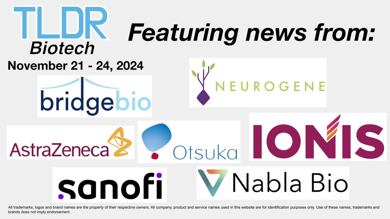 Biotech & Pharma Updates | November 21 - 24, 2024