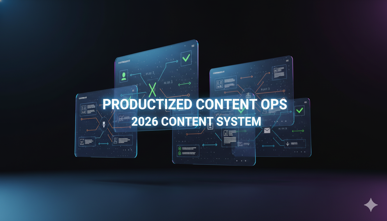 The Productized Content Ops Blueprint Every Founder Needs Before 2026