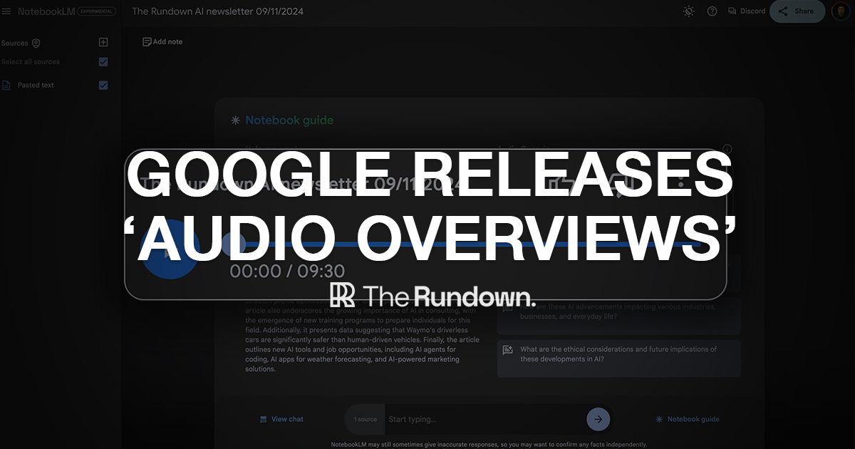 Google’s latest AI turns notes into podcasts! | BARD AI