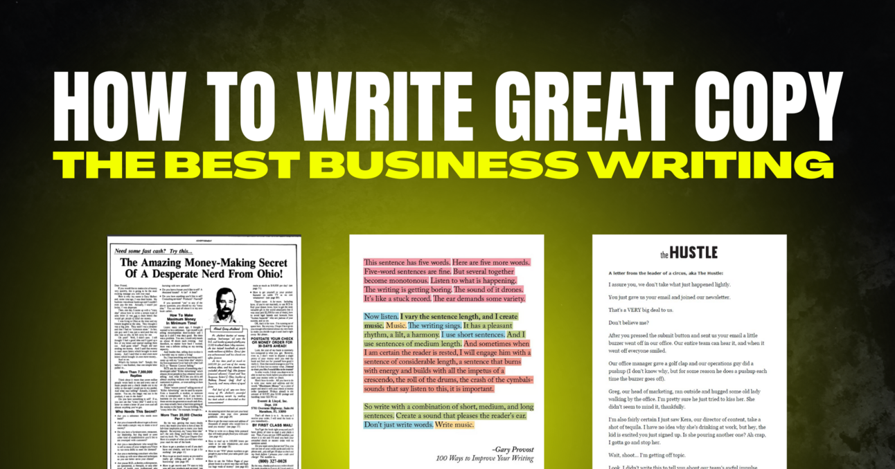 HOW TO WRITE GREAT COPY: ANALYSING THE BEST BUSINESS WRITING OF THE ...