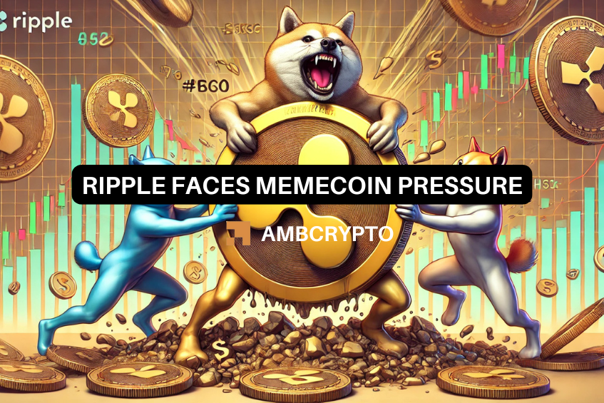 Ripple faces memecoin pressure