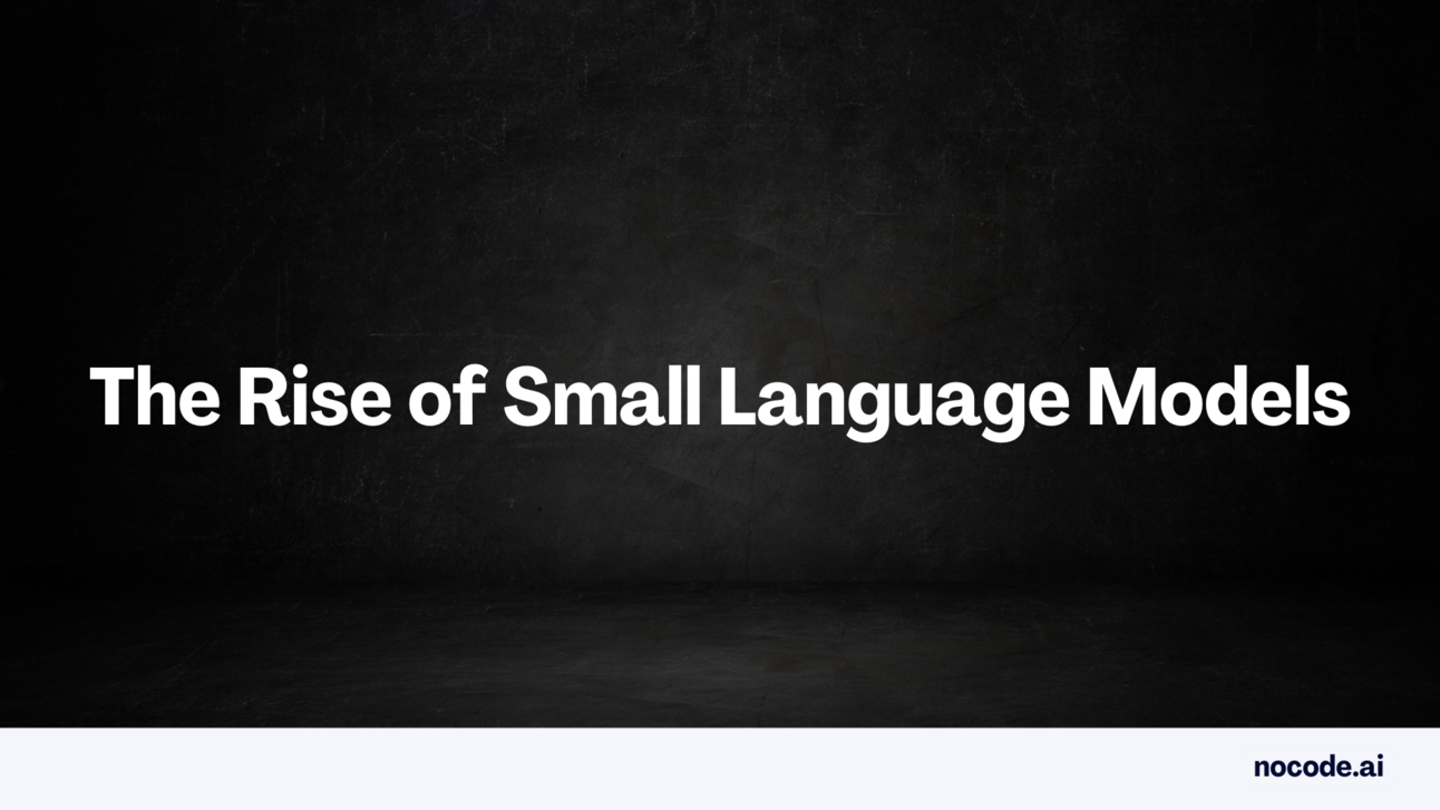 The Emergence of Small Language Models