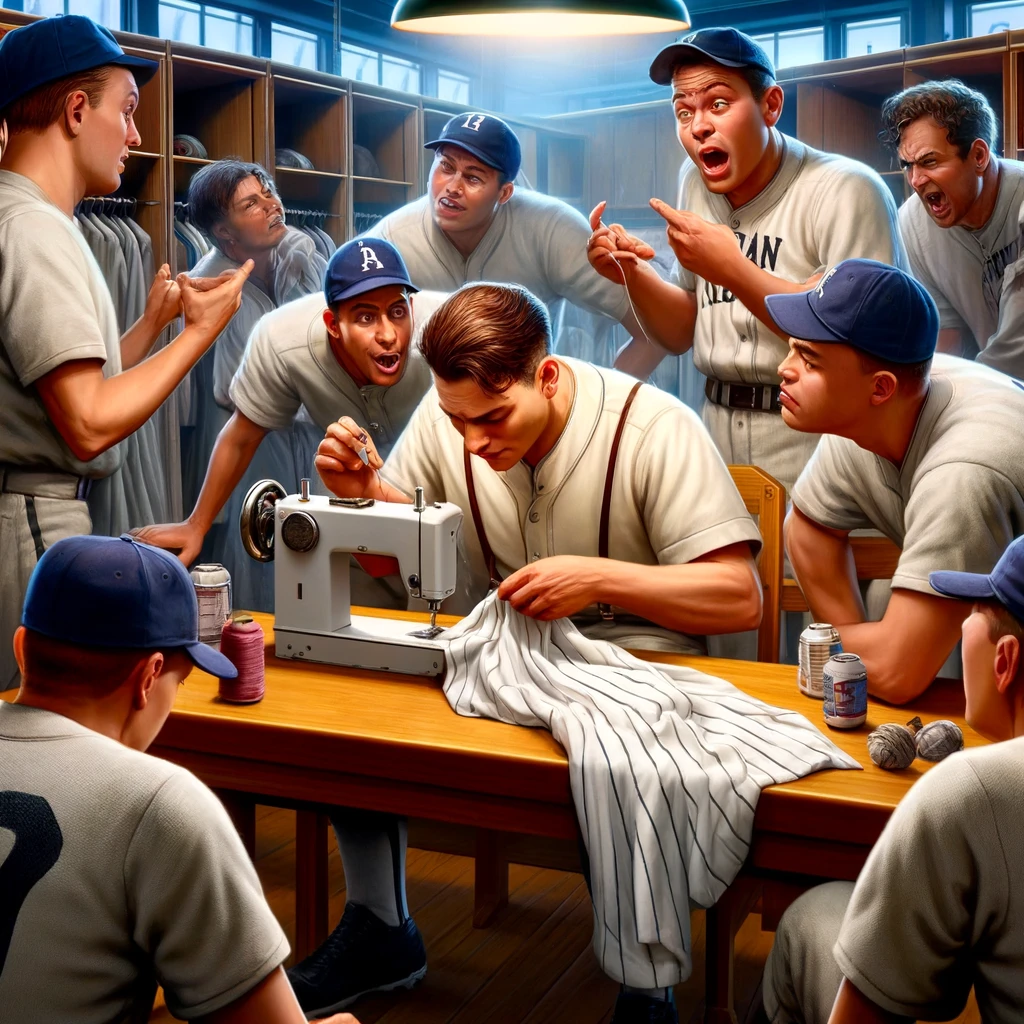 Babe Ruth wasn’t a pitcher, but he was a stitcher