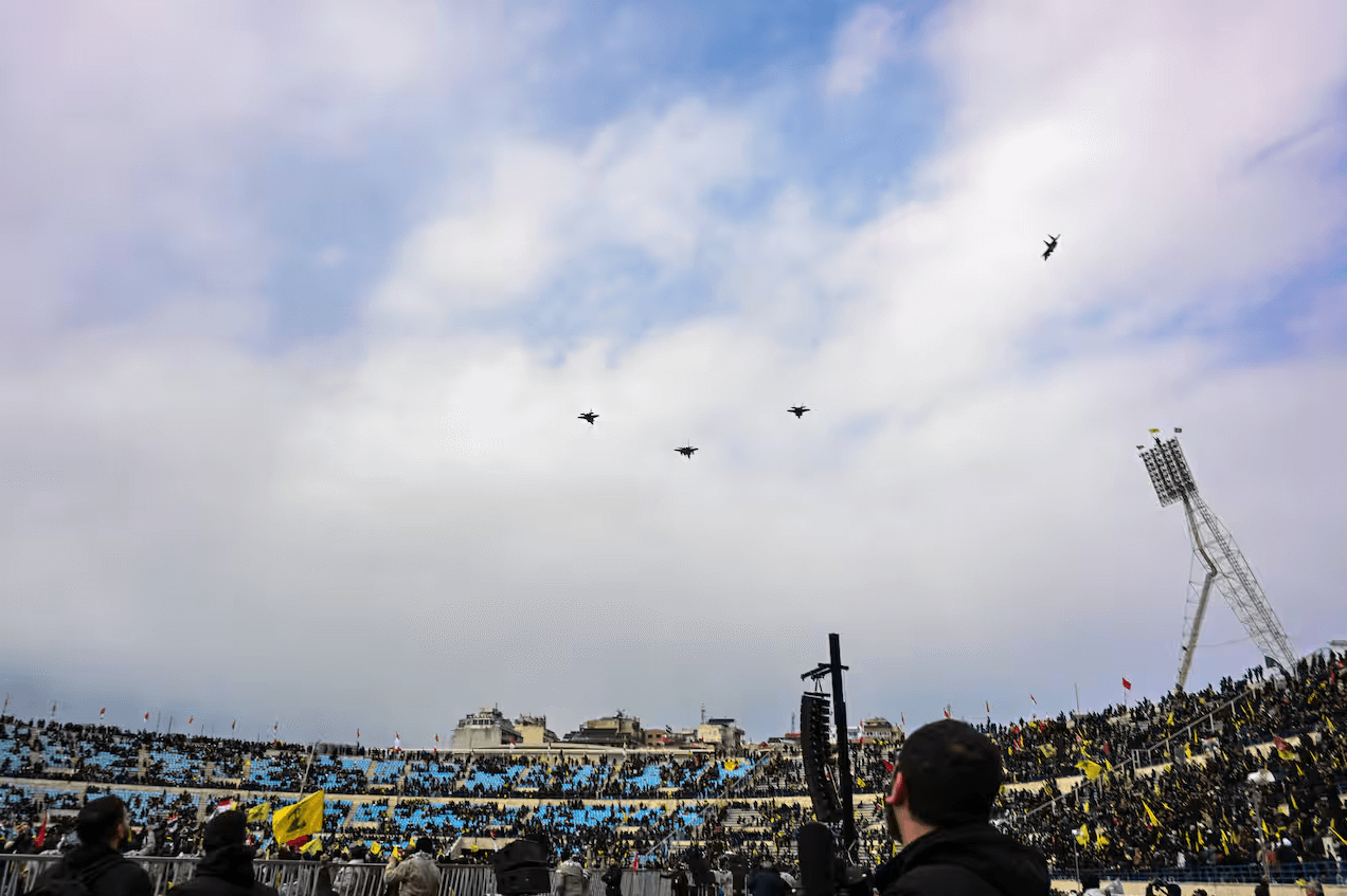 Israel Sends Strong Message with Fighter Jet Flyover at Nasrallah’s ...