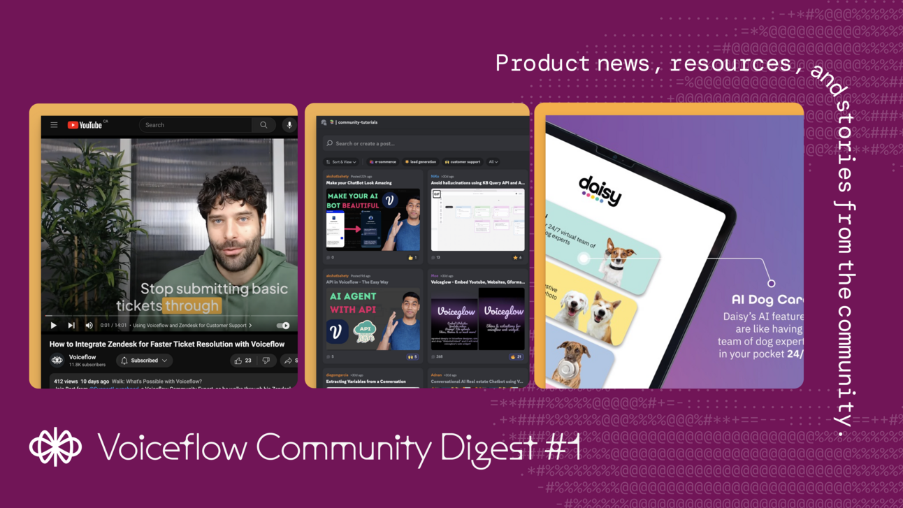 Voiceflow Community Digest #1: Templates, Open Opportunities, & New ...