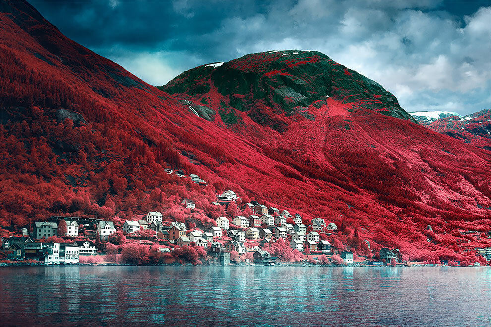 Brisk Norway Landscapes Transformed With Infrared