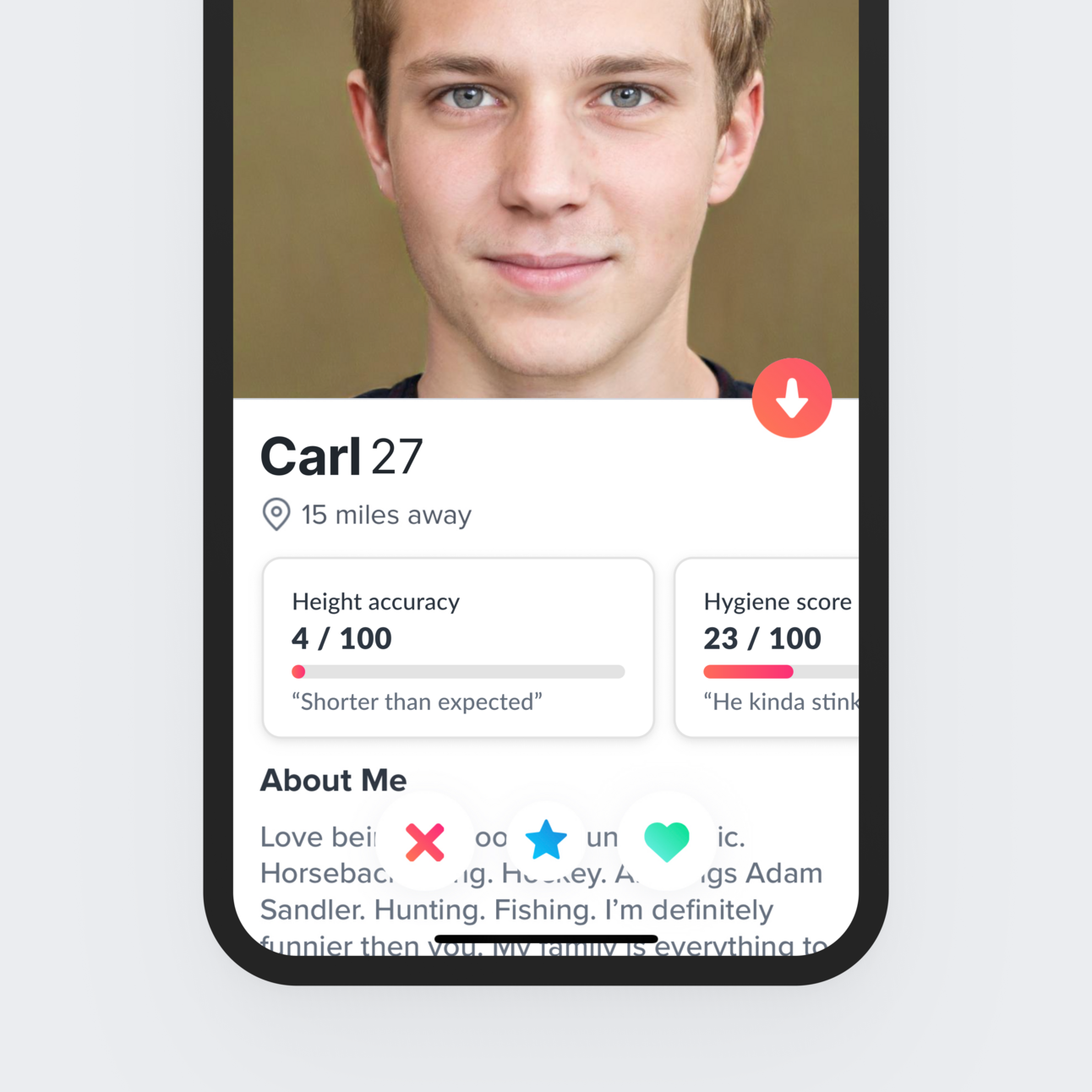 Tinder date accuracy analytics