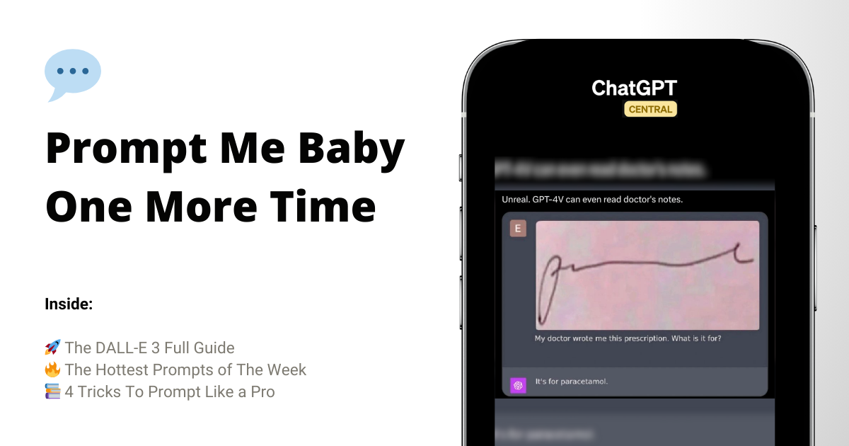 💬 Prompt Me Baby One More Time