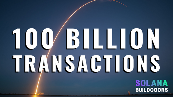 Solana Reaches 100 Billion TX – So What?
