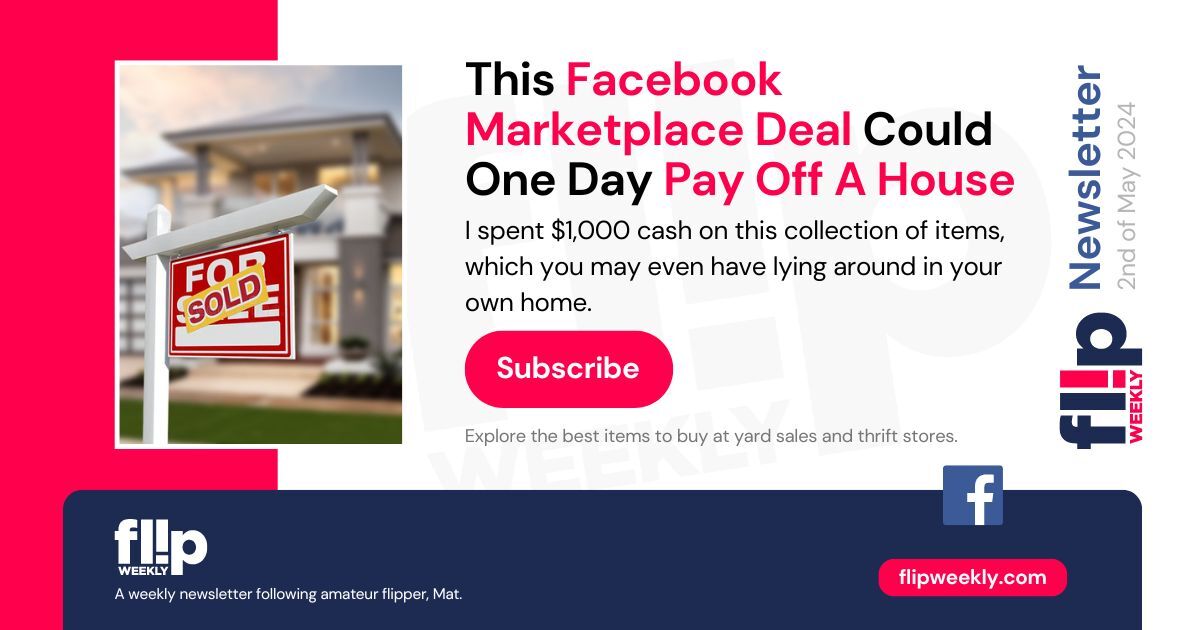 This Facebook Marketplace Deal Could One Day Pay Off A House