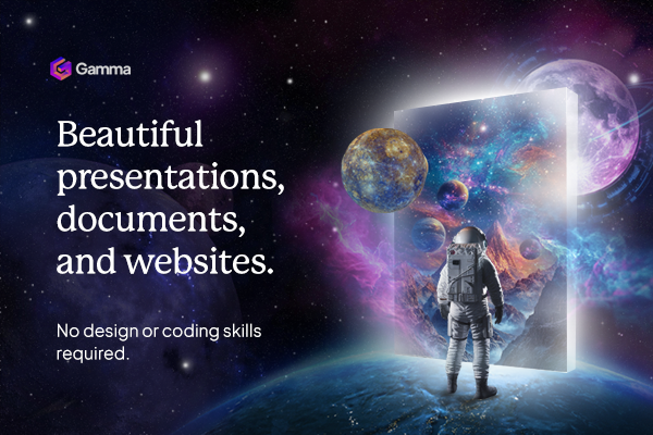 Make beautiful presentations with Gamma