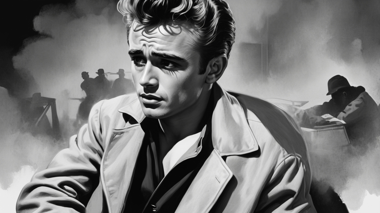 Which actor became a 1950s icon after Rebel Without a Cause?